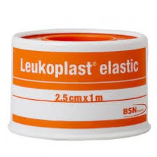 Tape, Leukoplast ELASTIC Zinc Oxide 2.5cmx1m (Orange/White Spool) Code 1061