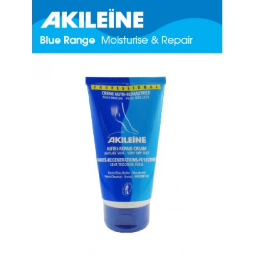 Akileine Blue Nutri-Repair Cream for Very Dry Feet 150ml