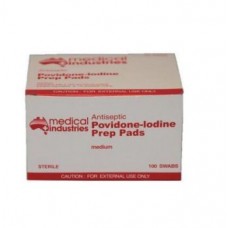 Povidone Iodine Prep Pad 100/Bx