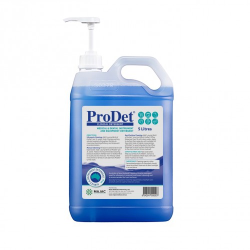 Prodet Clinical Detergent 5L (No Pump) Blue (replaces Clinidet)