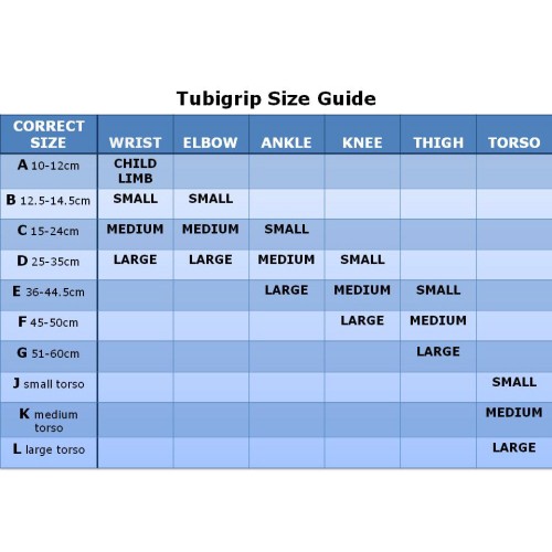 Tubigrip Tubular Bandage Size F
